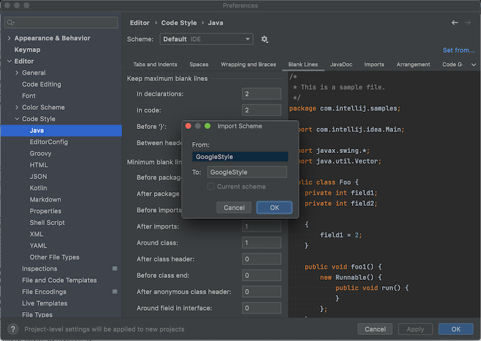 Configure IntelliJ For The First Time Huong Dan Java